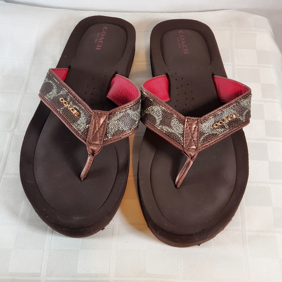 Coach | Shoes | Coach Flip Flops | Poshmark